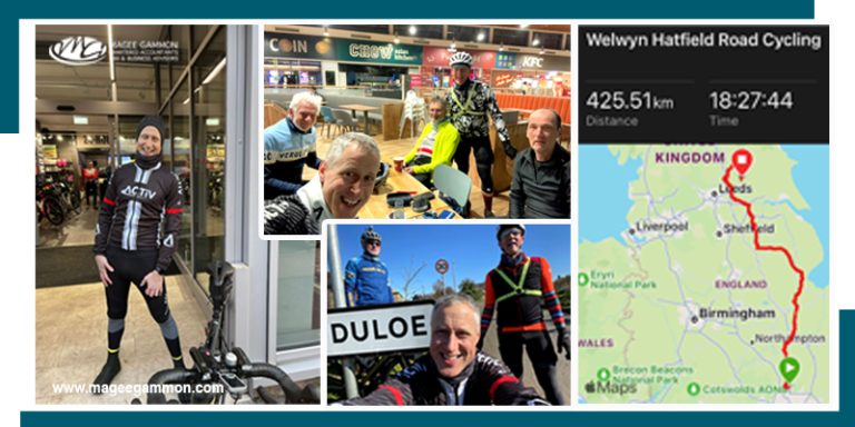 Congratulations Andy for completing 425km charity cycle ride in just ...